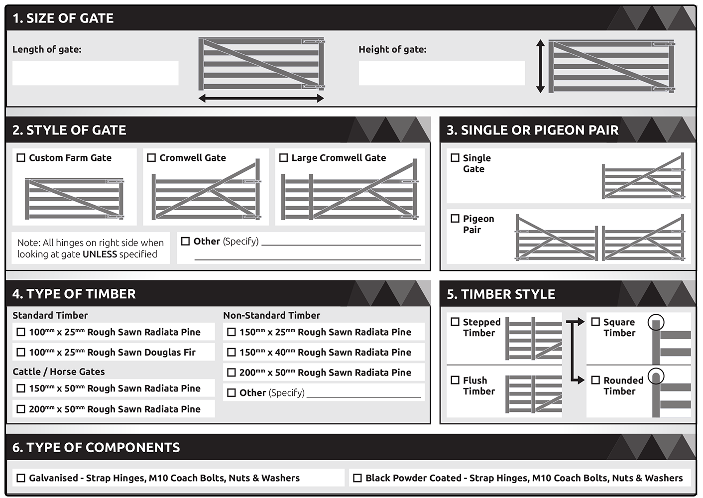 GOFENCE® Timber Gate - Goldpine